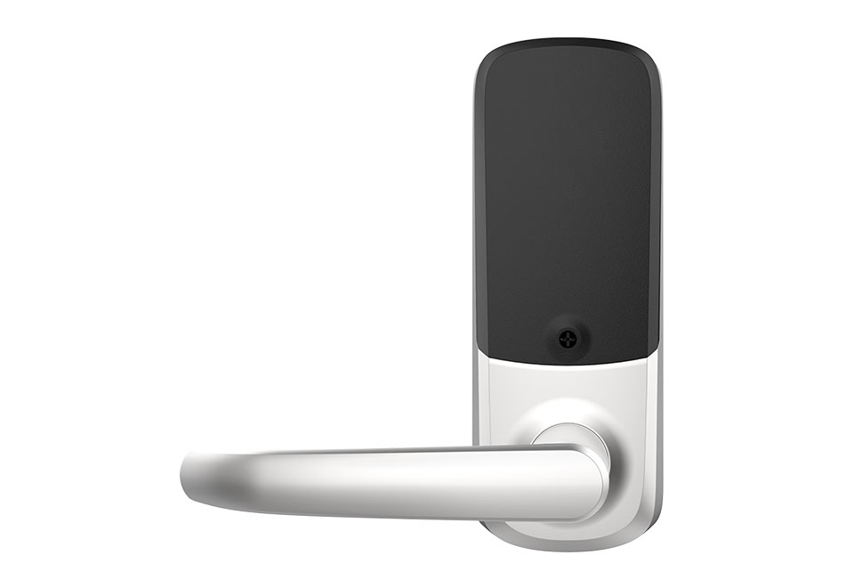 The Fingerprint And Touchscreen Smart Lock Sharper Image