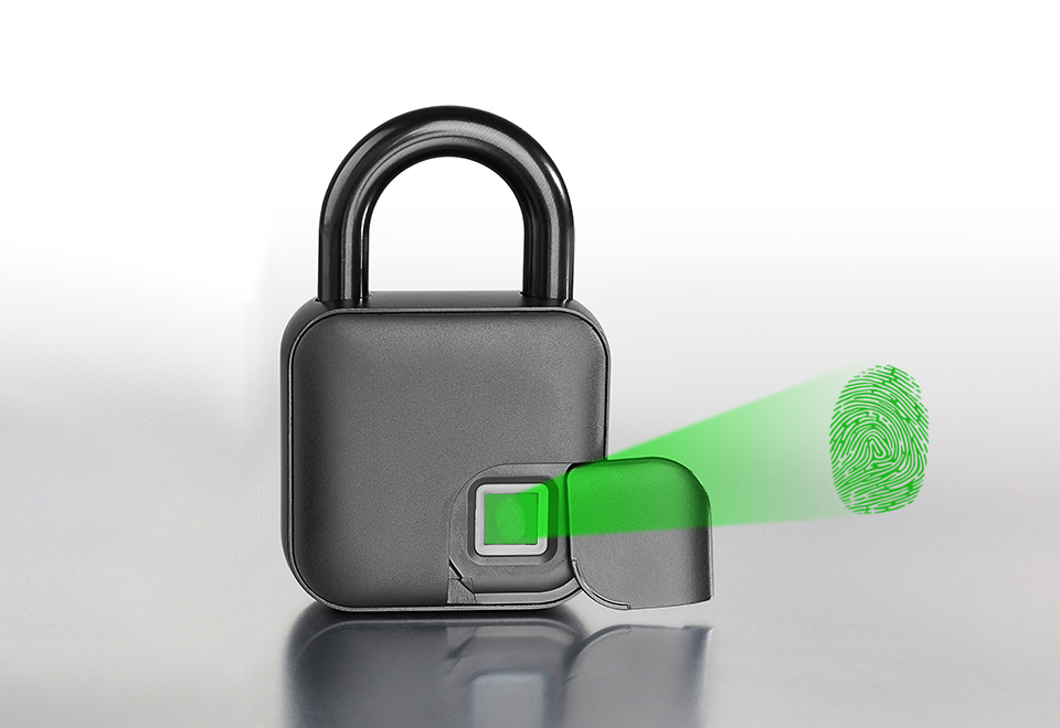 Fingerprint Padlock Sharper Image